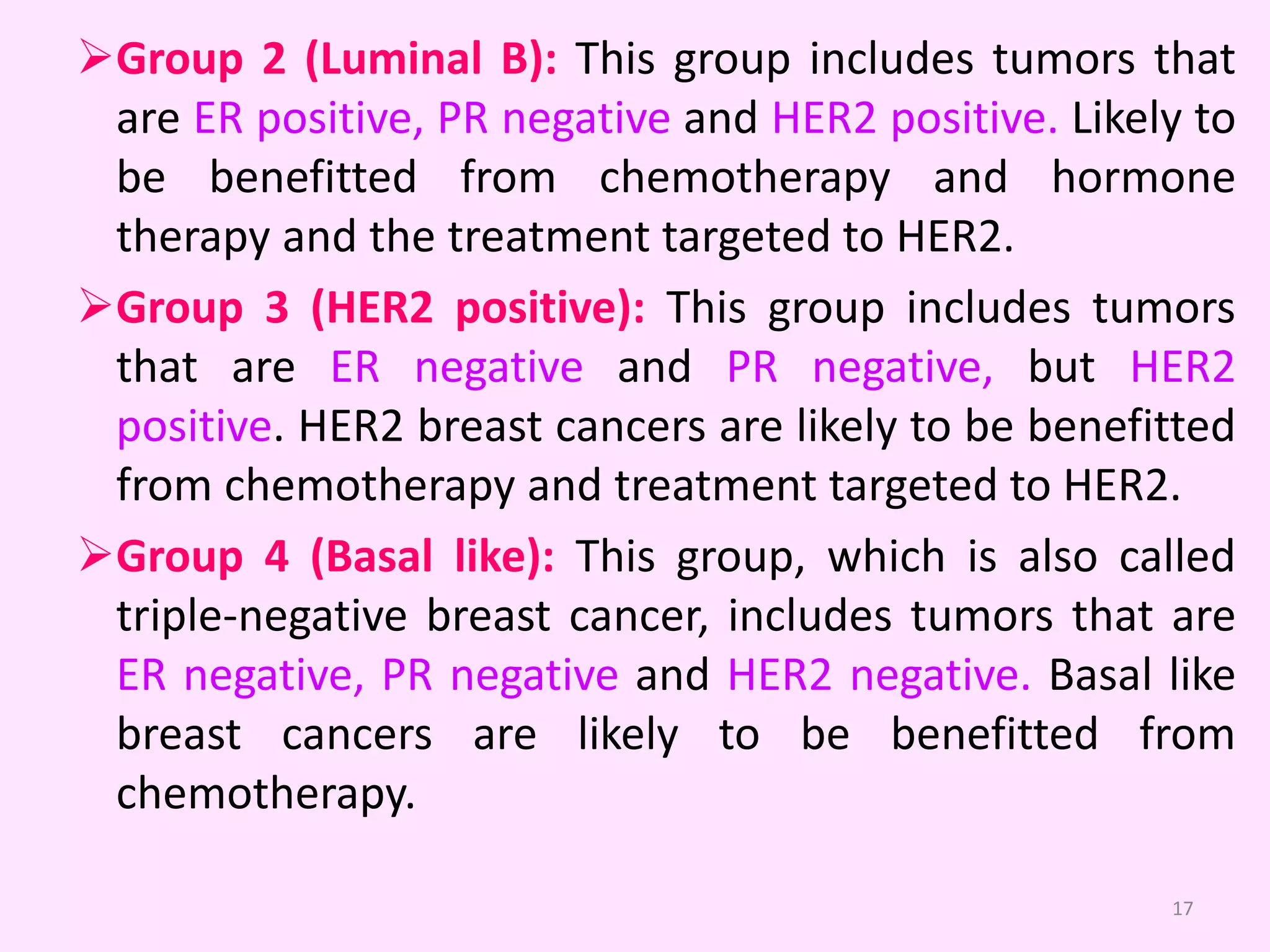 Types & Sub-types of Breast Cancer | PPTX
