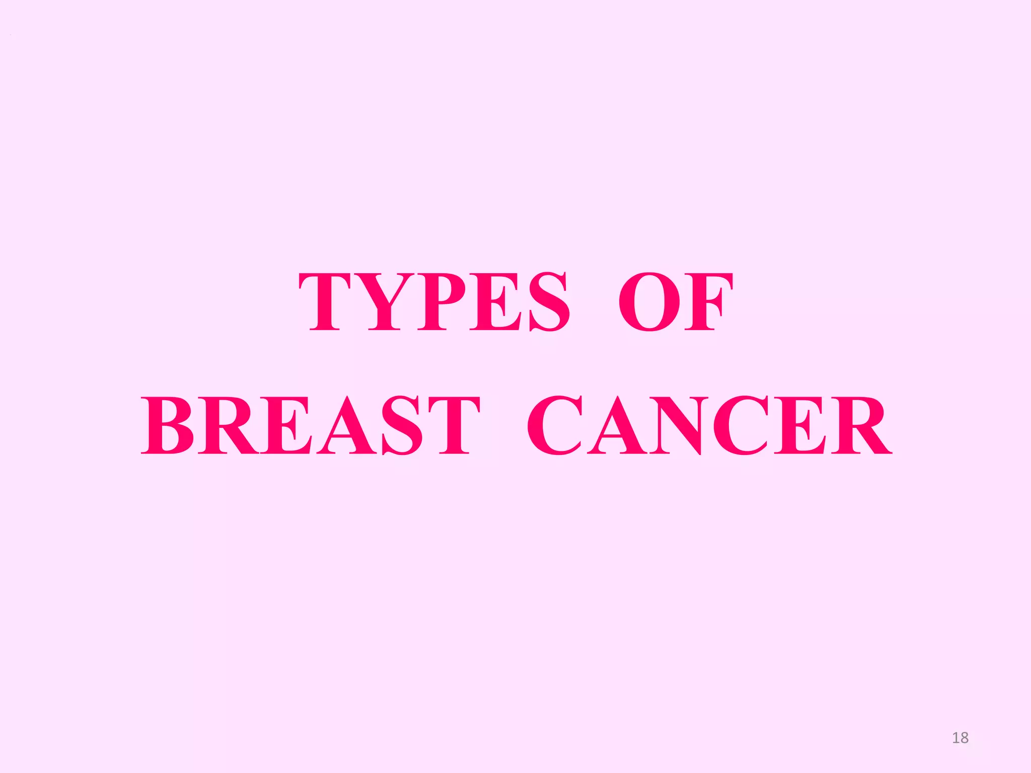 Types & Sub-types of Breast Cancer | PPTX