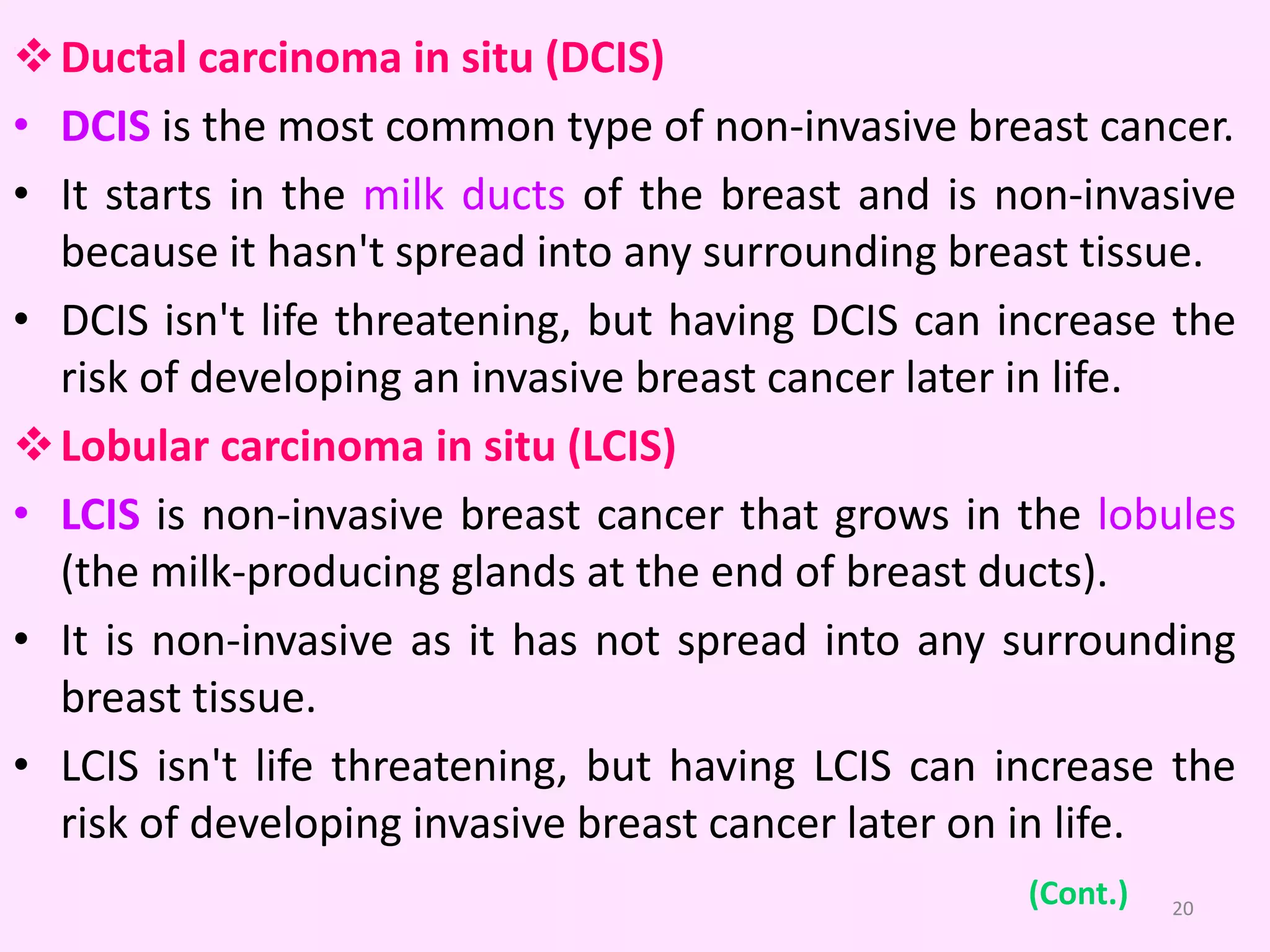 Types & Sub-types of Breast Cancer | PPTX