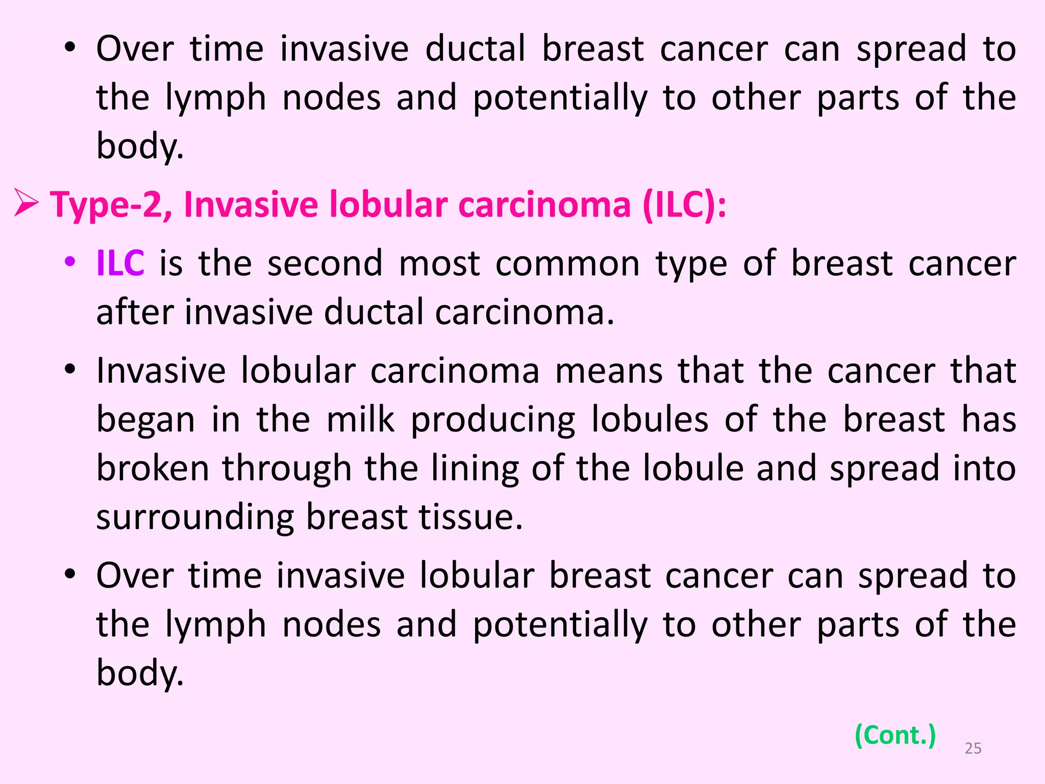 Types & Sub-types of Breast Cancer | PPTX