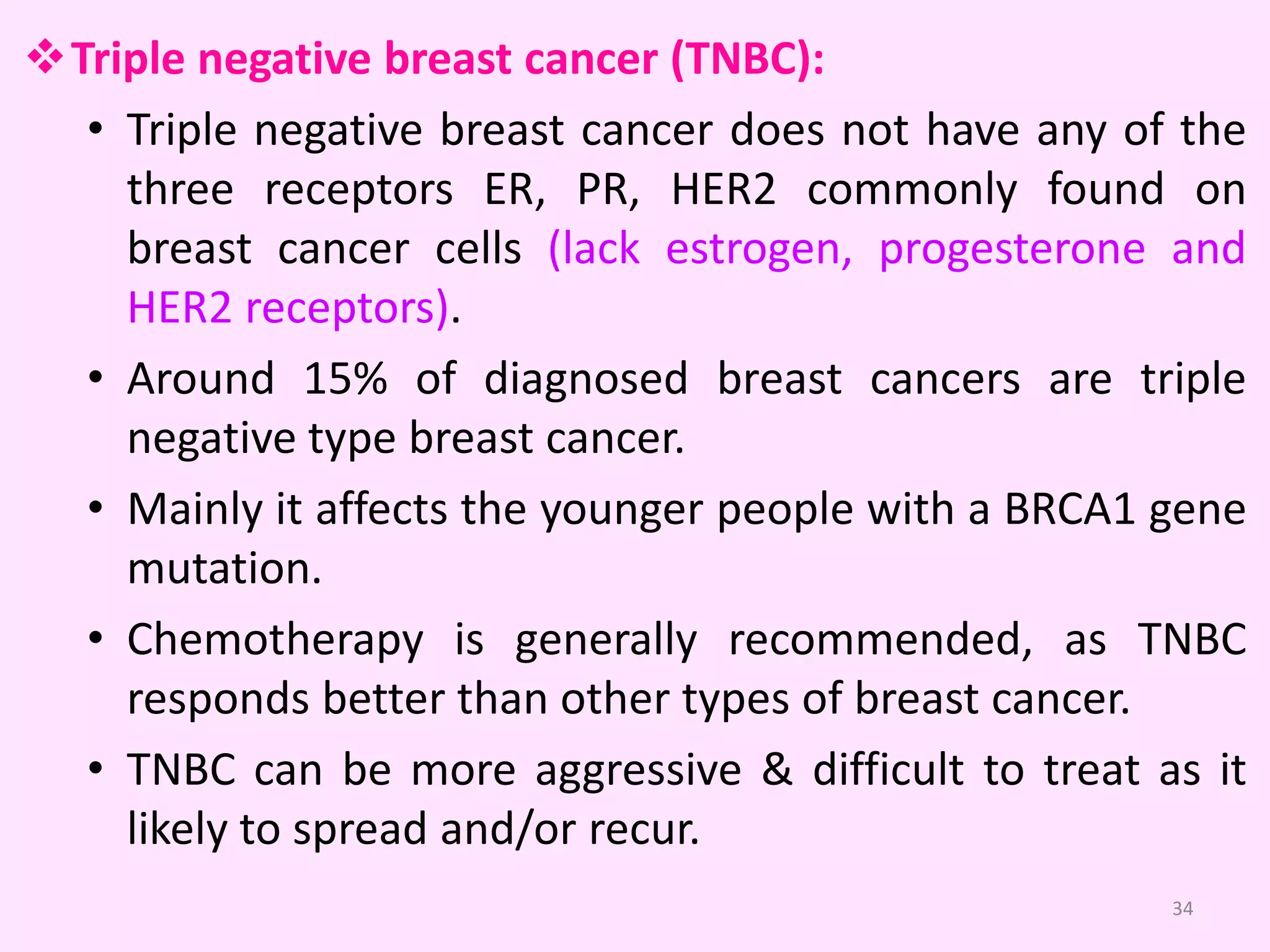 Types & Sub-types of Breast Cancer | PPTX