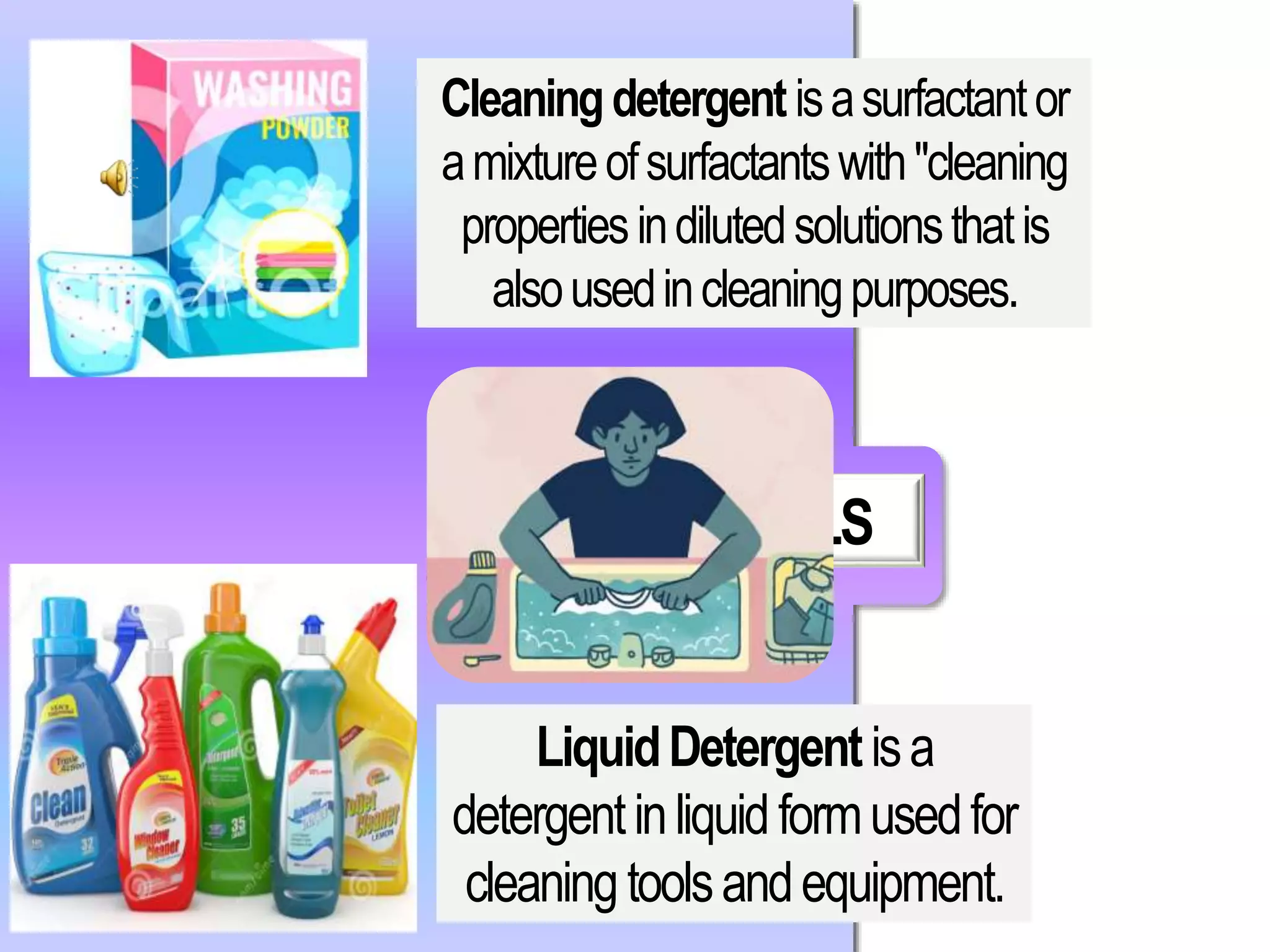 Cleaning tools, equipment and materials | PPTX