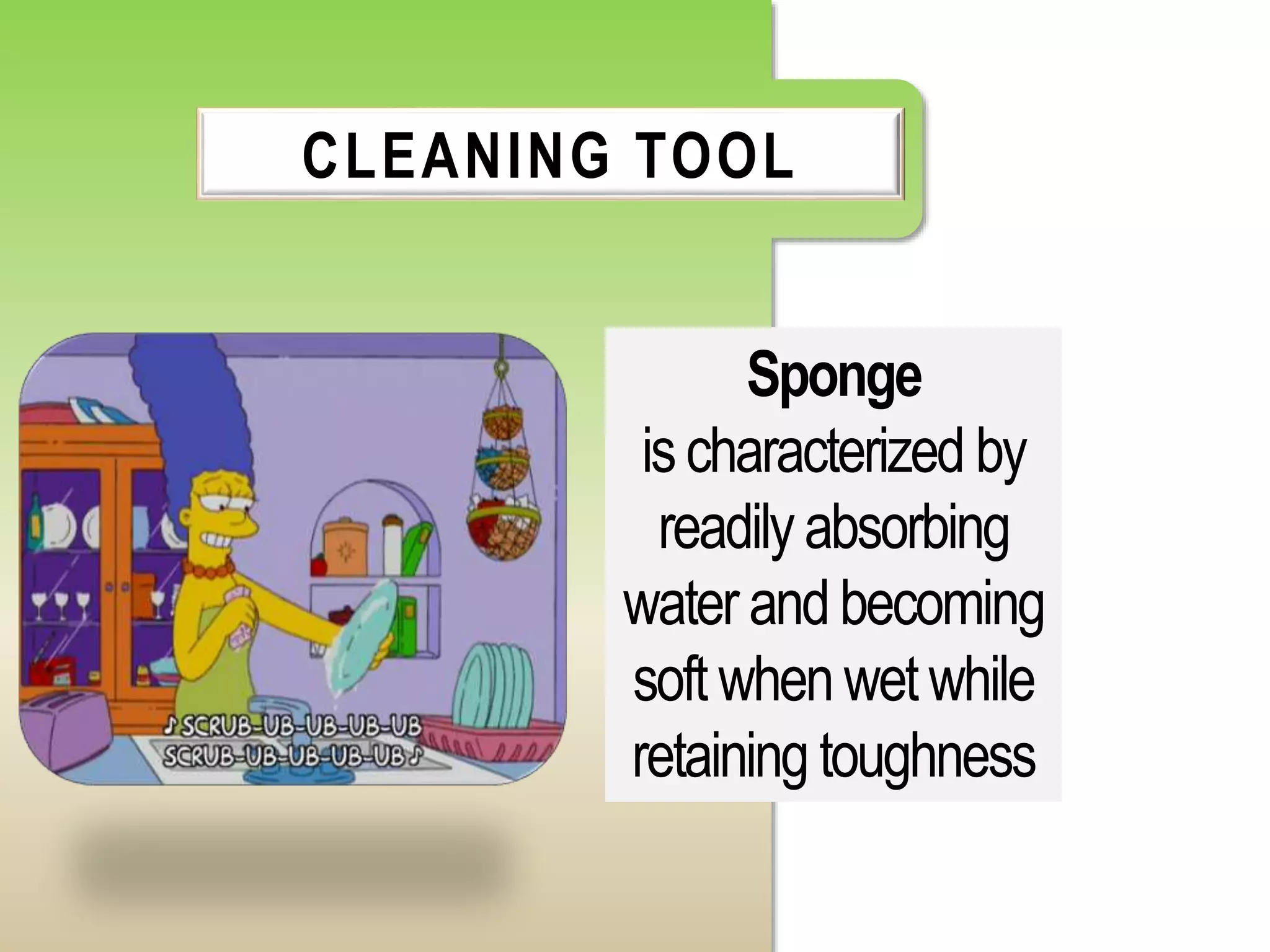 Cleaning tools, equipment and materials | PPTX