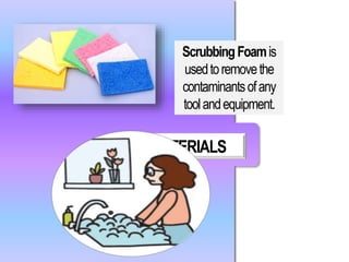 Cleaning tools, equipment and materials | PPTX