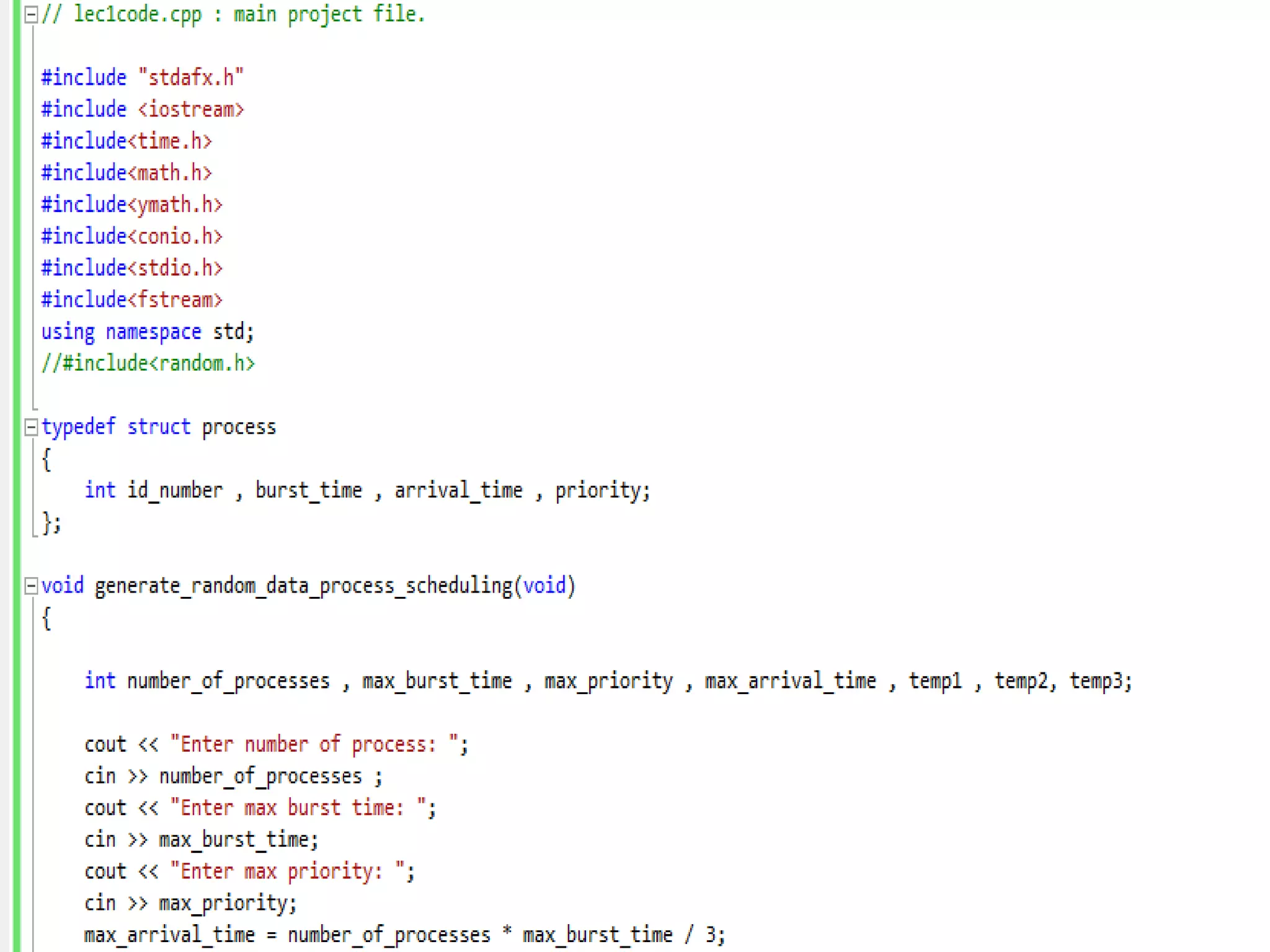 Types using c scheduling | PPTX