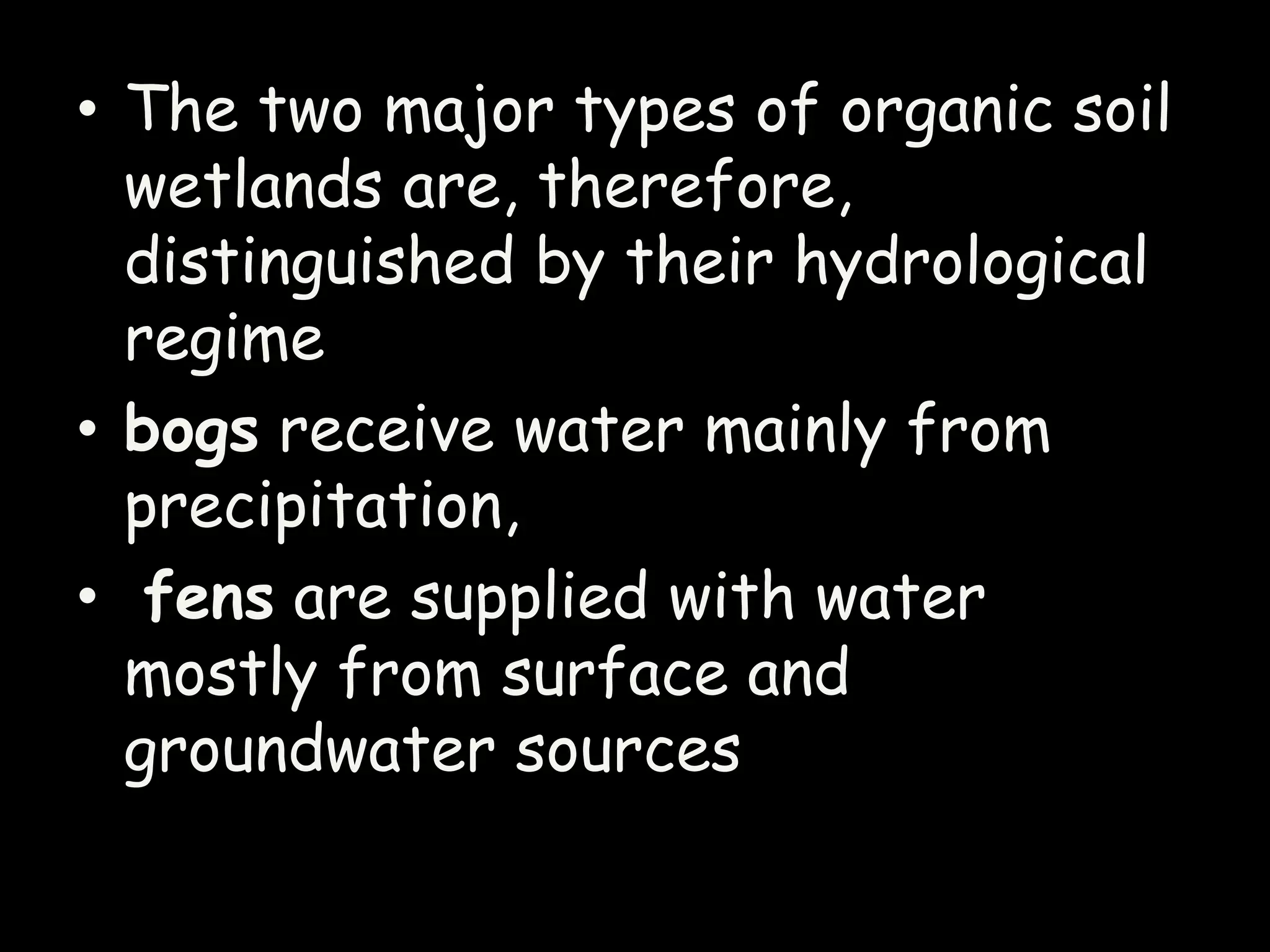Types of wetlands and wetland formation | PPTX
