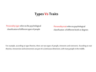 Type theories personality theories (4 Temperament theory, 5 Temperament ...