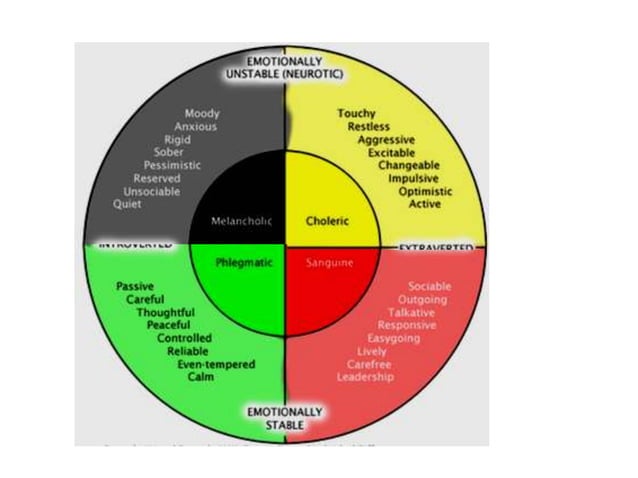 Type theories personality theories (4 Temperament theory, 5 Temperament ...