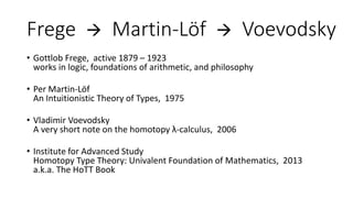 Type Theory and Practical Application | PPT