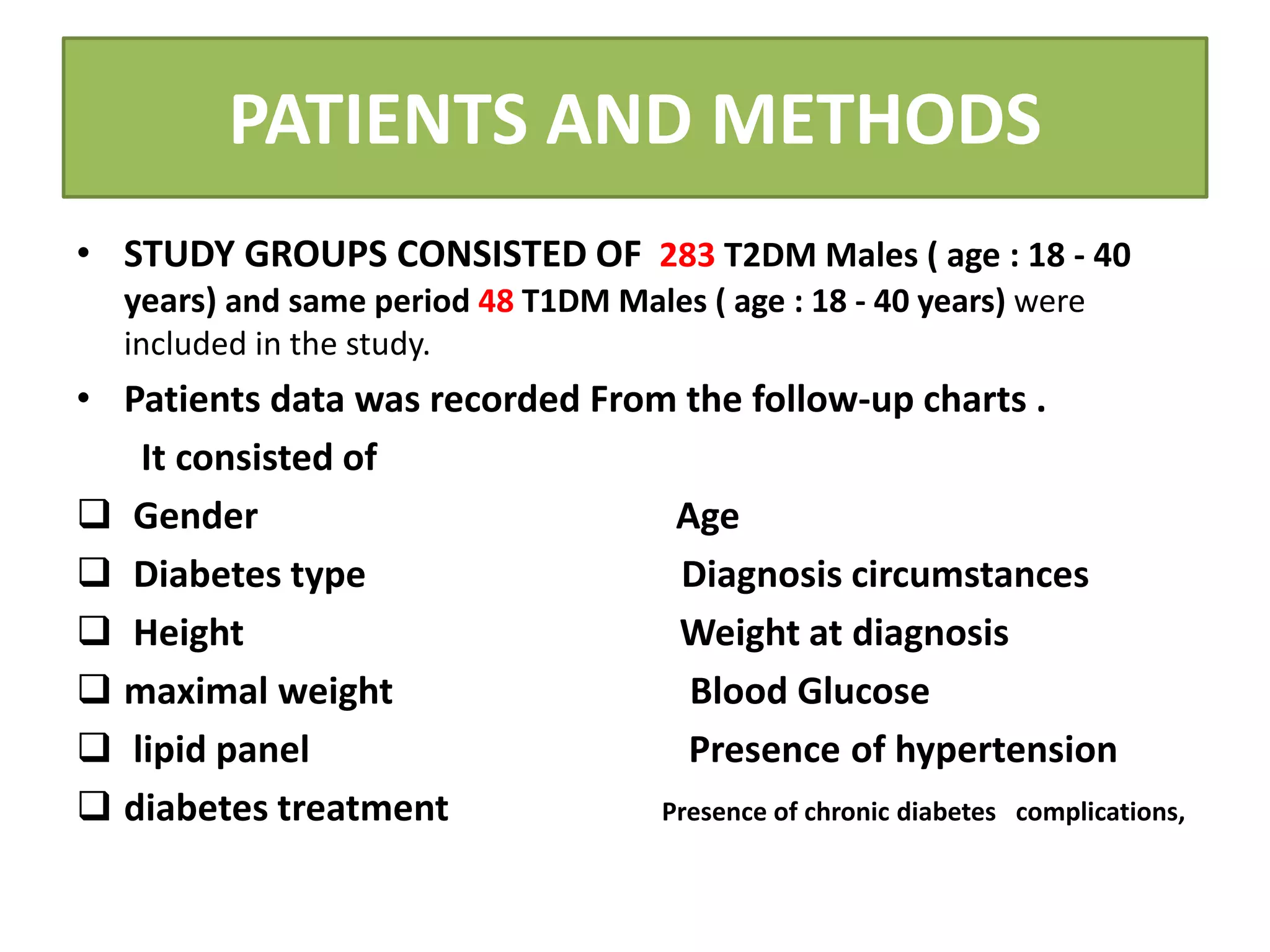 Type two and type one diabetes in the | PPTX