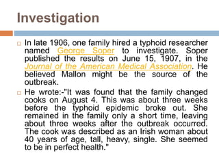 Typhid mary | PPTX