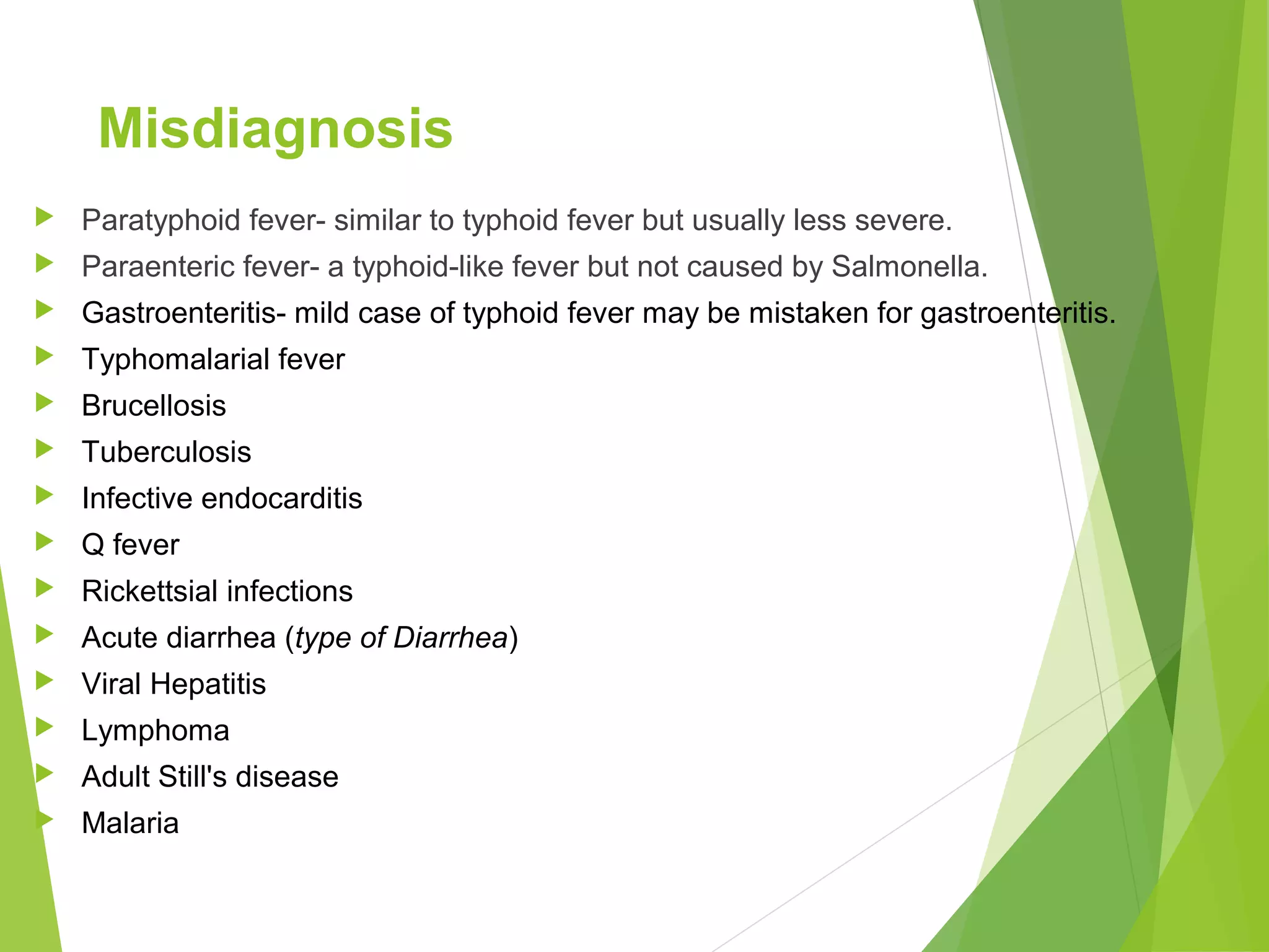 Typhoid and paratyphoid | PPT