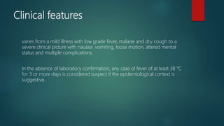 Typhoid fever case study, explanation and treatment | PPTX