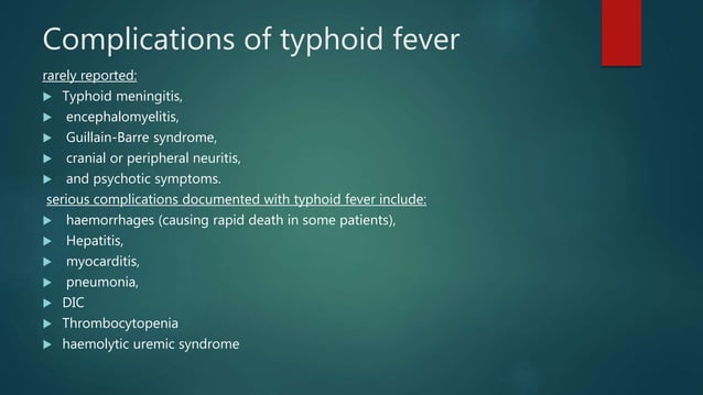 Typhoid fever case study, explanation and treatment | PPTX | Digestive ...