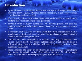 Typhoid | PPTX