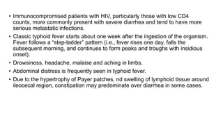 typhoid.pptx lecture in 4th yr medicine in homoeopathy | PPT