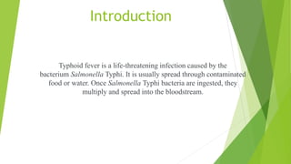 typhoid Definition, Types of typhoid, .pptx