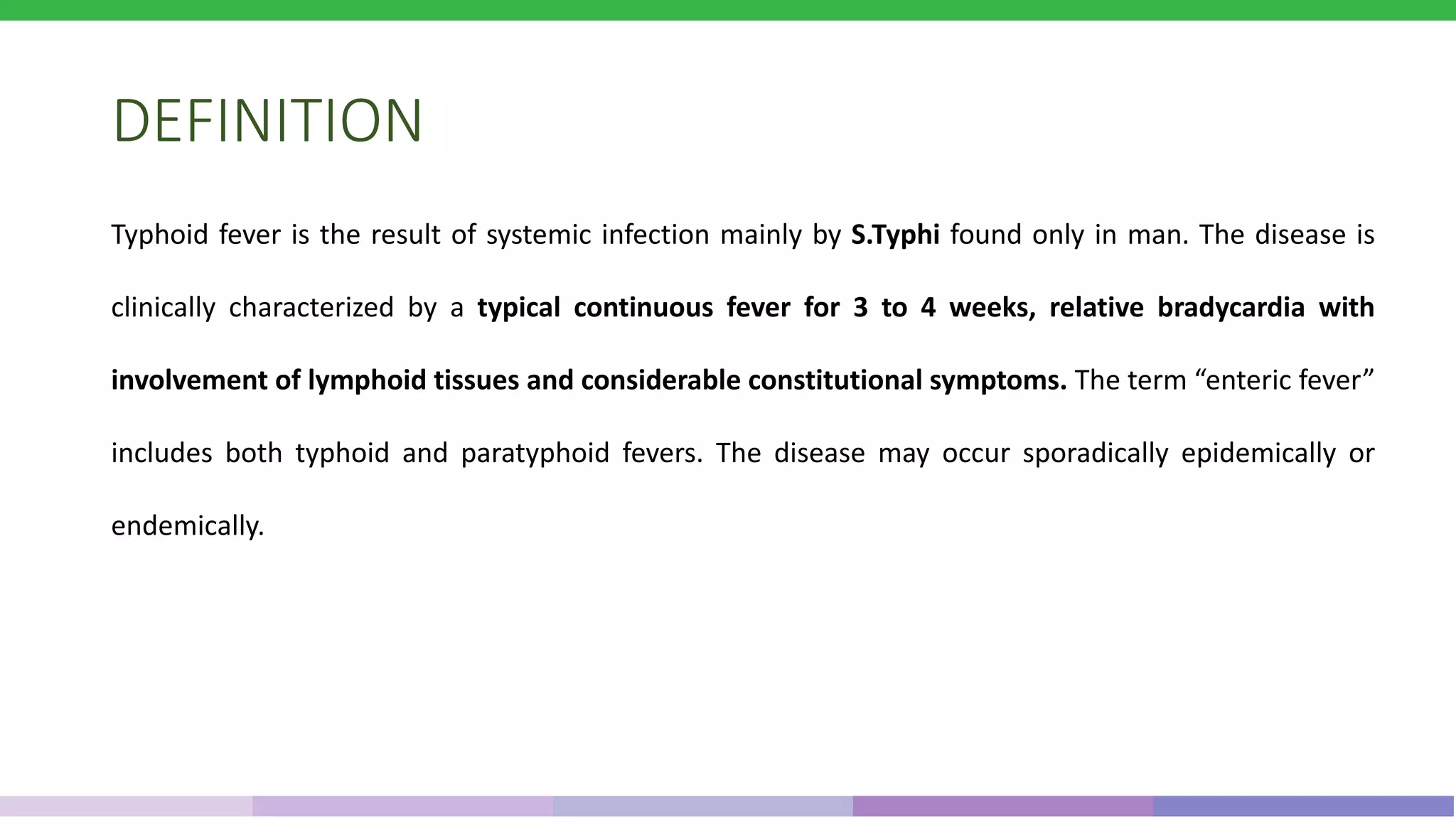 Typhoid Fever | PPT