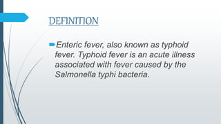 Typhoid fever | PPTX