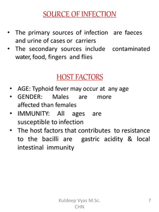 Typhoid (Enteric fever) | PDF
