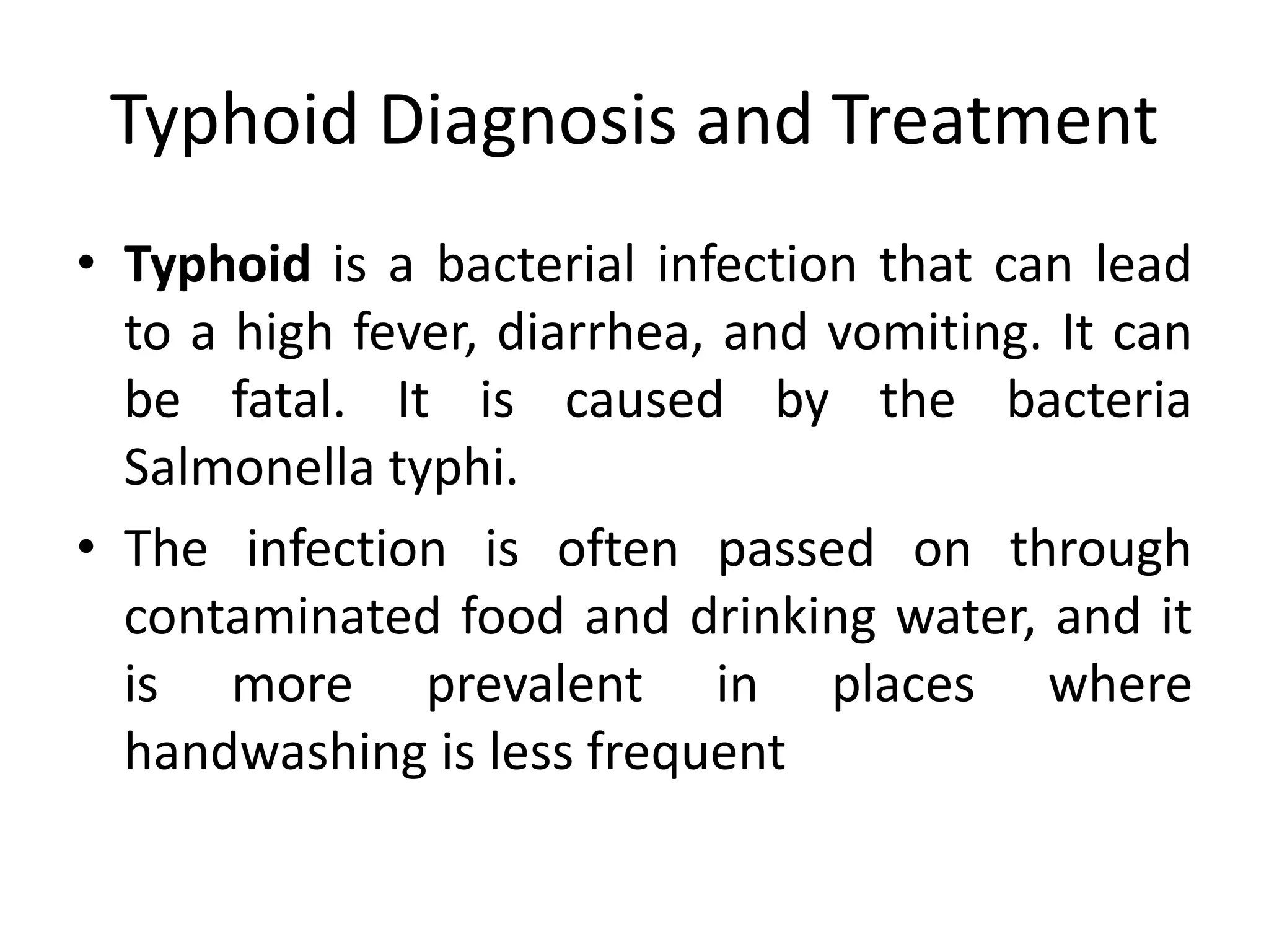 Typhoid control | PPT