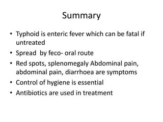 Typhoid control | PPTX