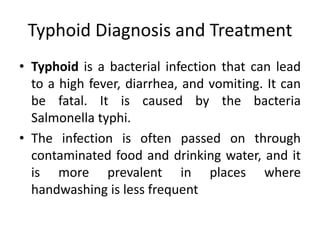 Typhoid control | PPTX