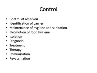 Typhoid control | PPTX
