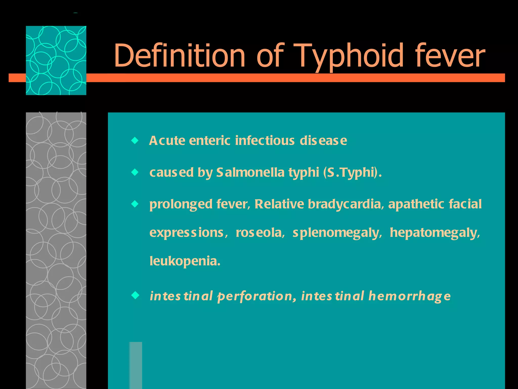 Typhoid fever | PPT | Free Download