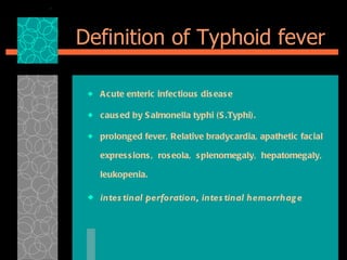 Typhoid fever | PPT