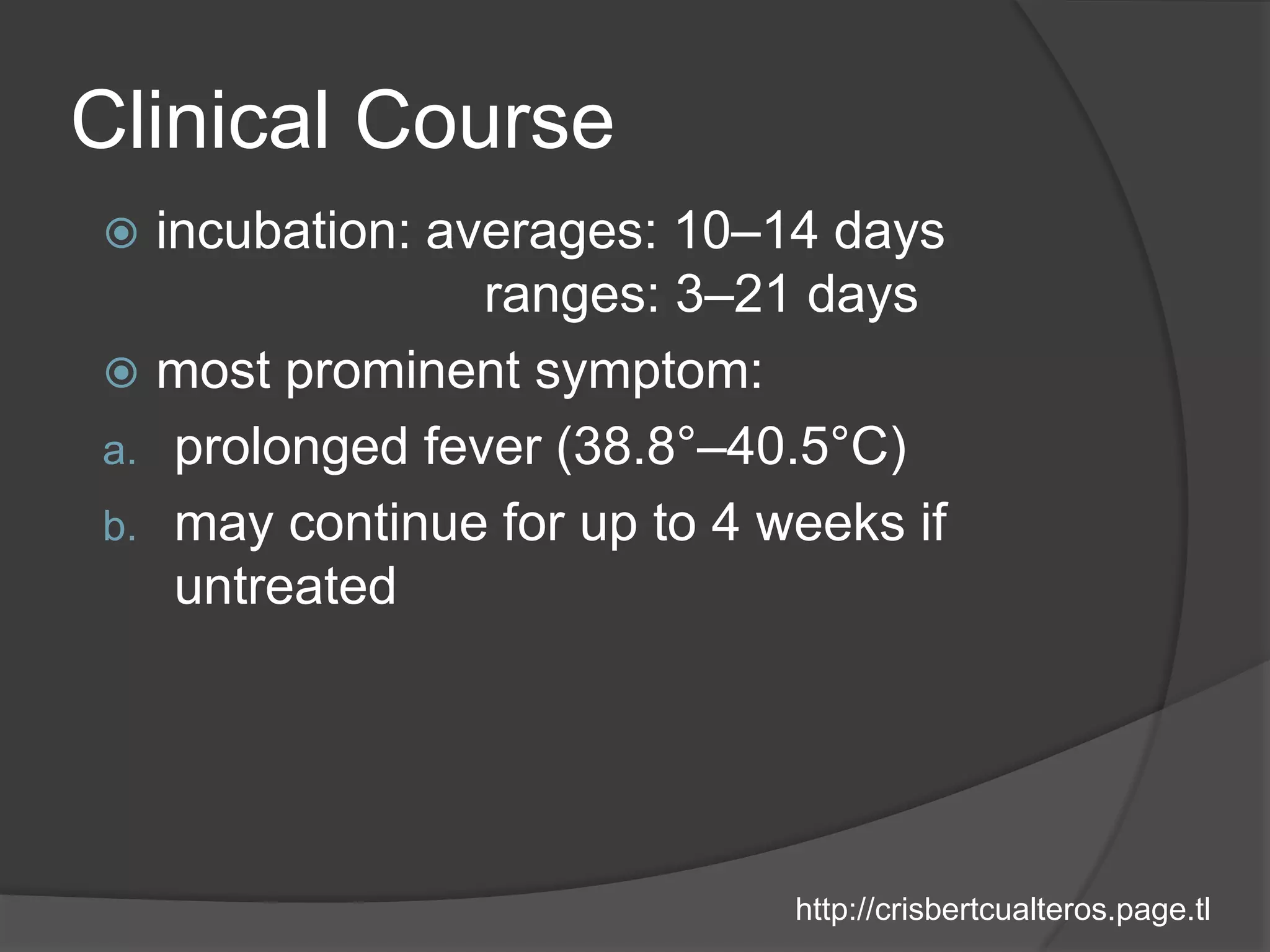 Typhoid Fever: Clinical Manifestations, Diagnosis, Treatment ...