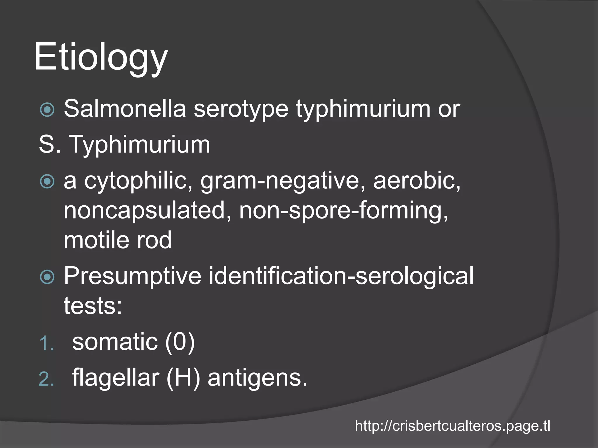 Typhoid Fever: Clinical Manifestations, Diagnosis, Treatment ...