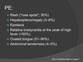 Typhoid Fever: Clinical Manifestations, Diagnosis, Treatment ...
