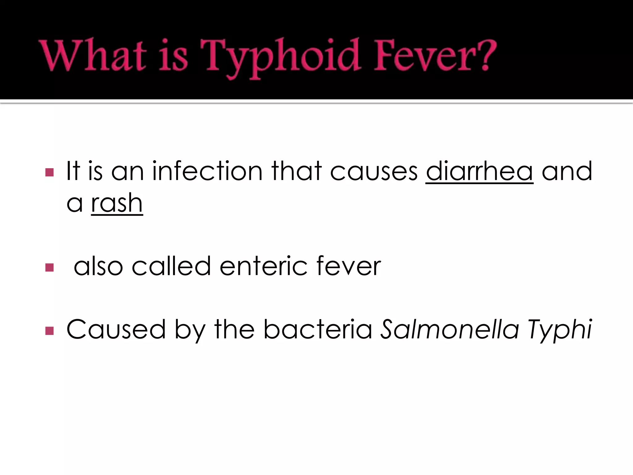 Typhoid fever | PPT