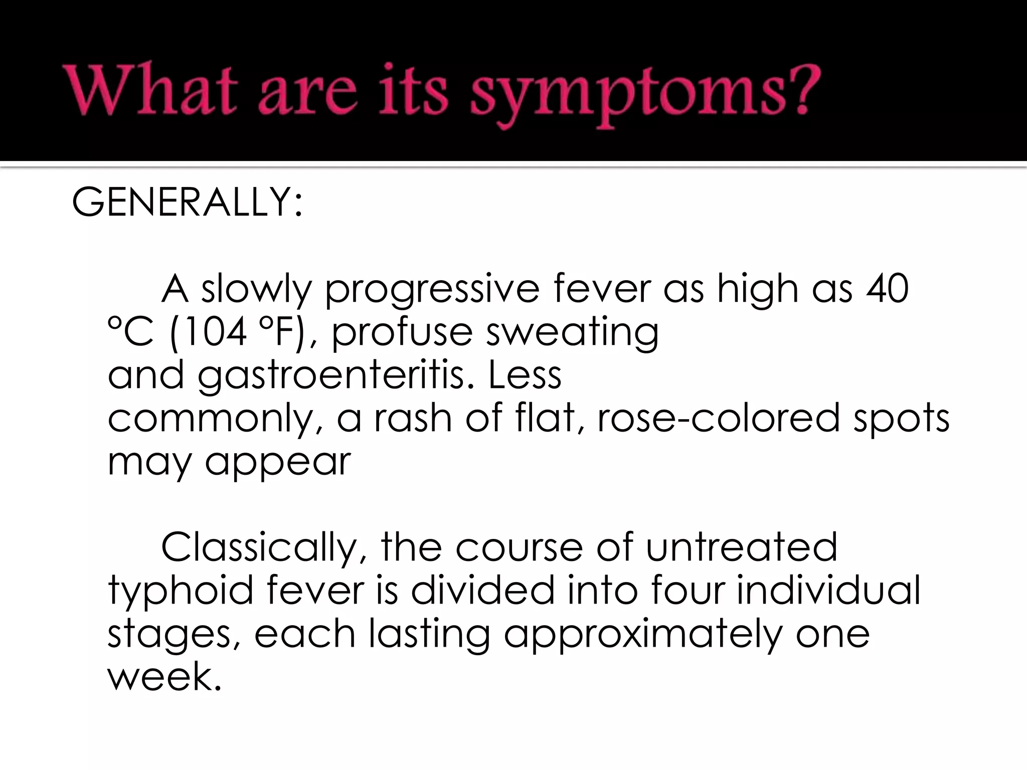 Typhoid fever | PPTX