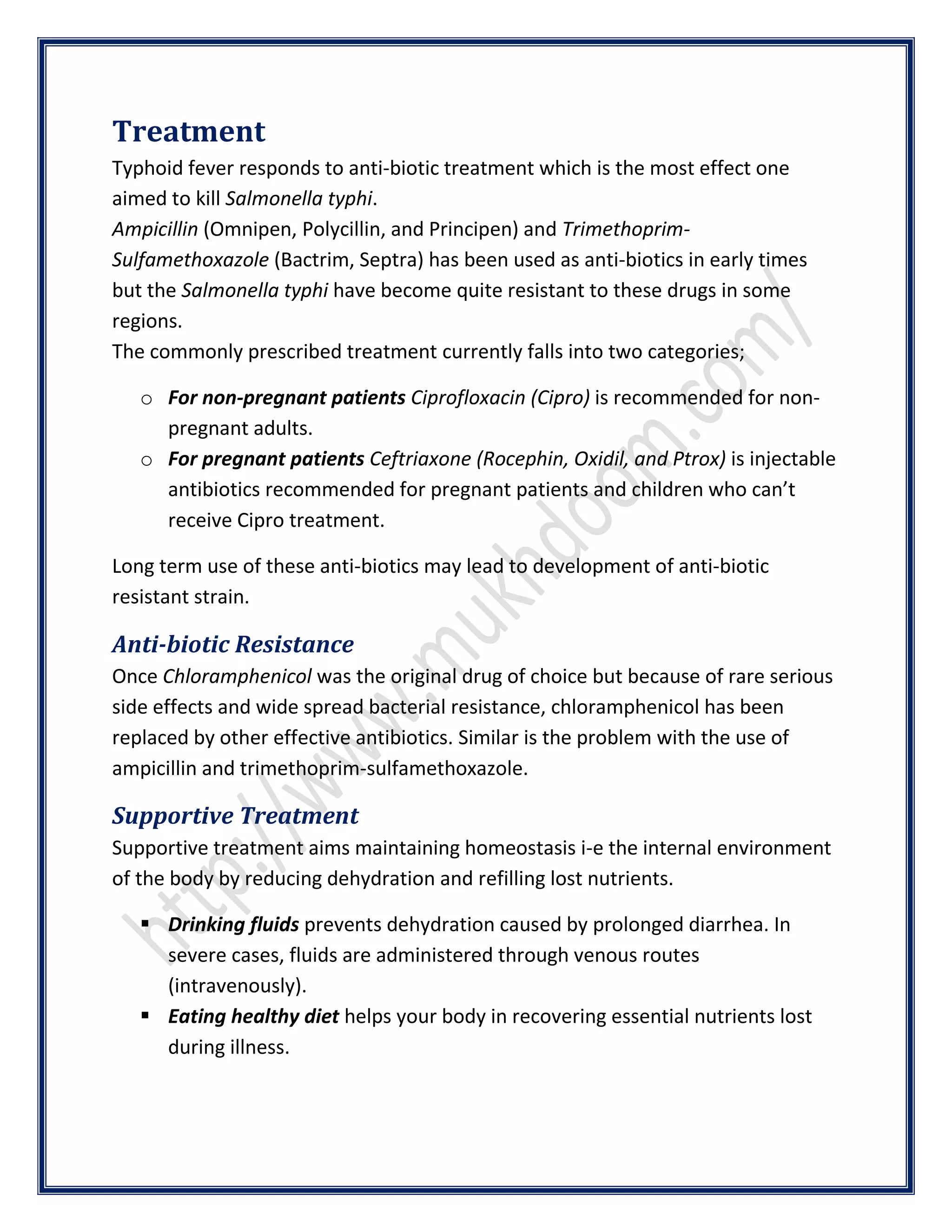 Typhoid Fever | SurgicoMed.com