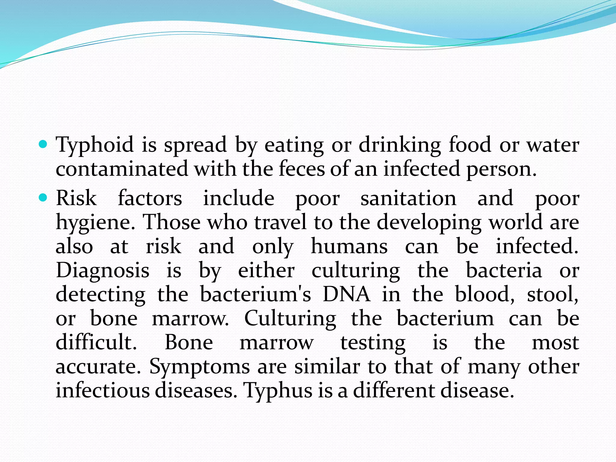 Typhoid fever | PPTX