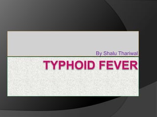 Typhoid fever | PPTX
