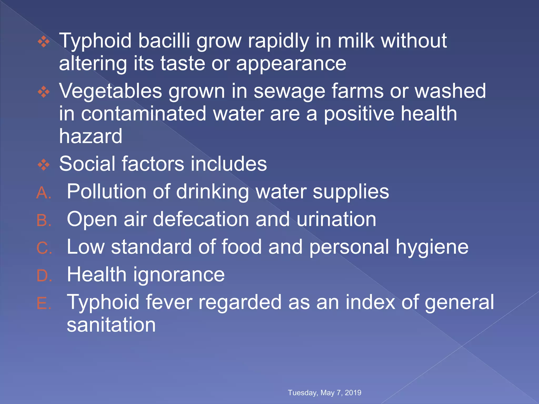 Typhoid fever | PPTX | Infectious Diseases | Diseases and Conditions