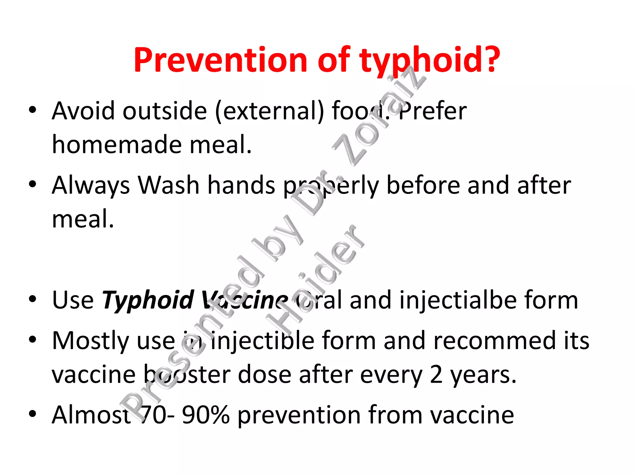 Typhoid fever | PDF