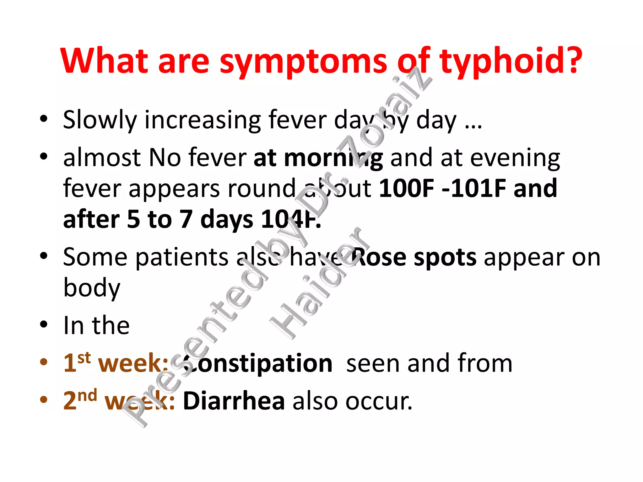 Typhoid fever | PDF