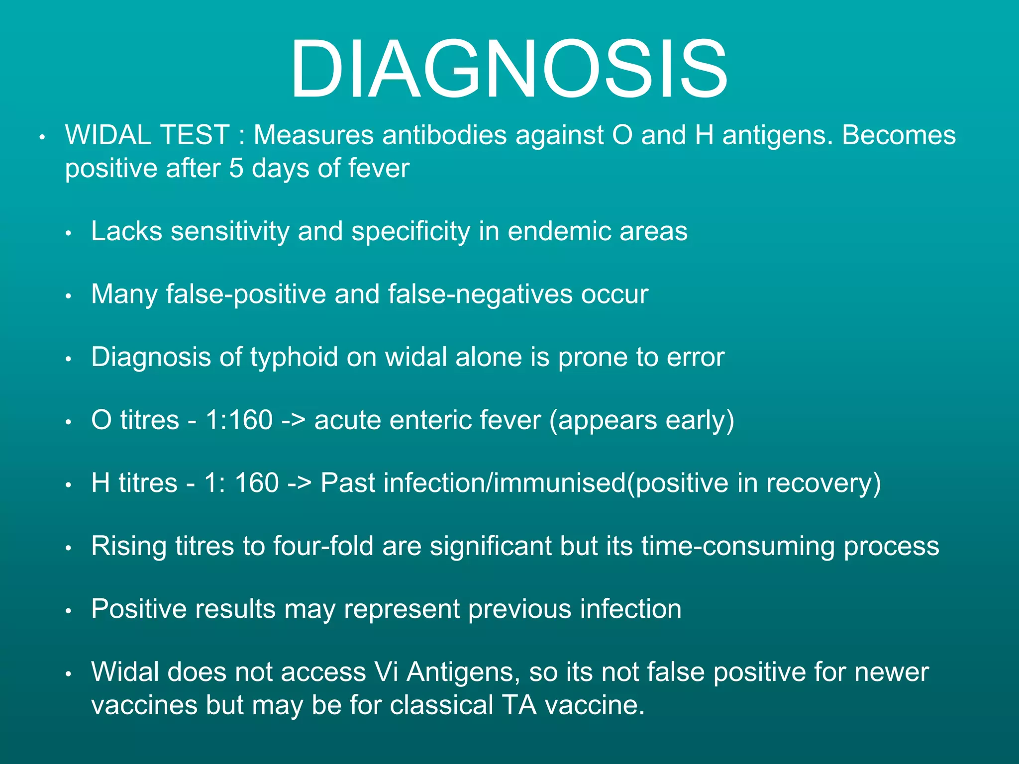 Typhoid fever (Enteric fever) | PPTX