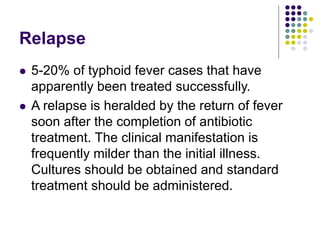 Typhoid fever.ppt | Infectious Diseases | Diseases and Conditions