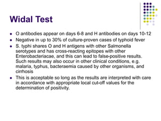 Typhoid fever.ppt | Infectious Diseases | Diseases and Conditions