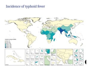 Typhoid fever .pptx latest guidelines nelson | PPTX