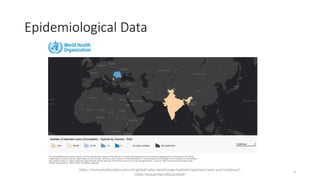 Typhoid fever, an epidemiological study with management | PPTX