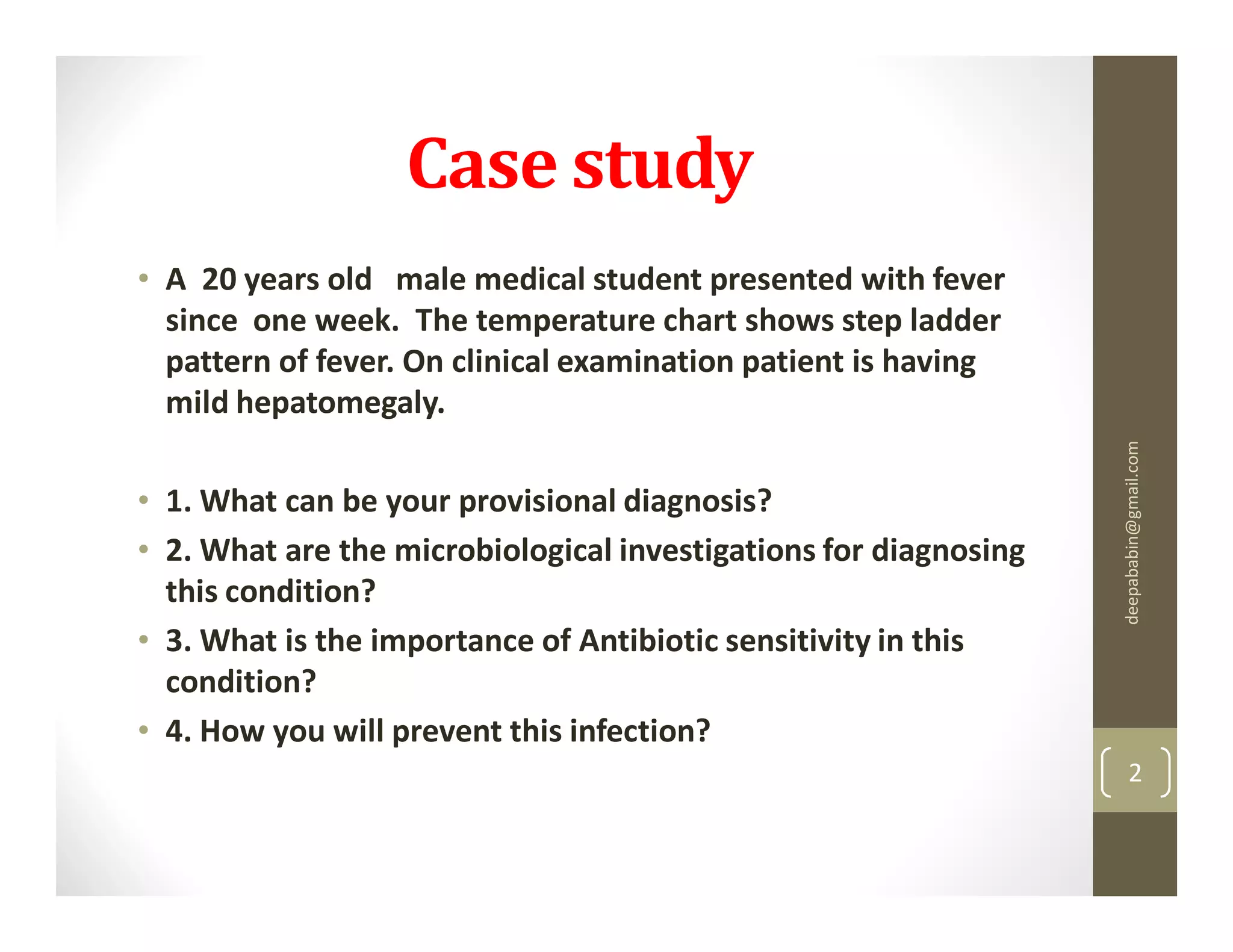 Typhoid fever deepa babin | PDF