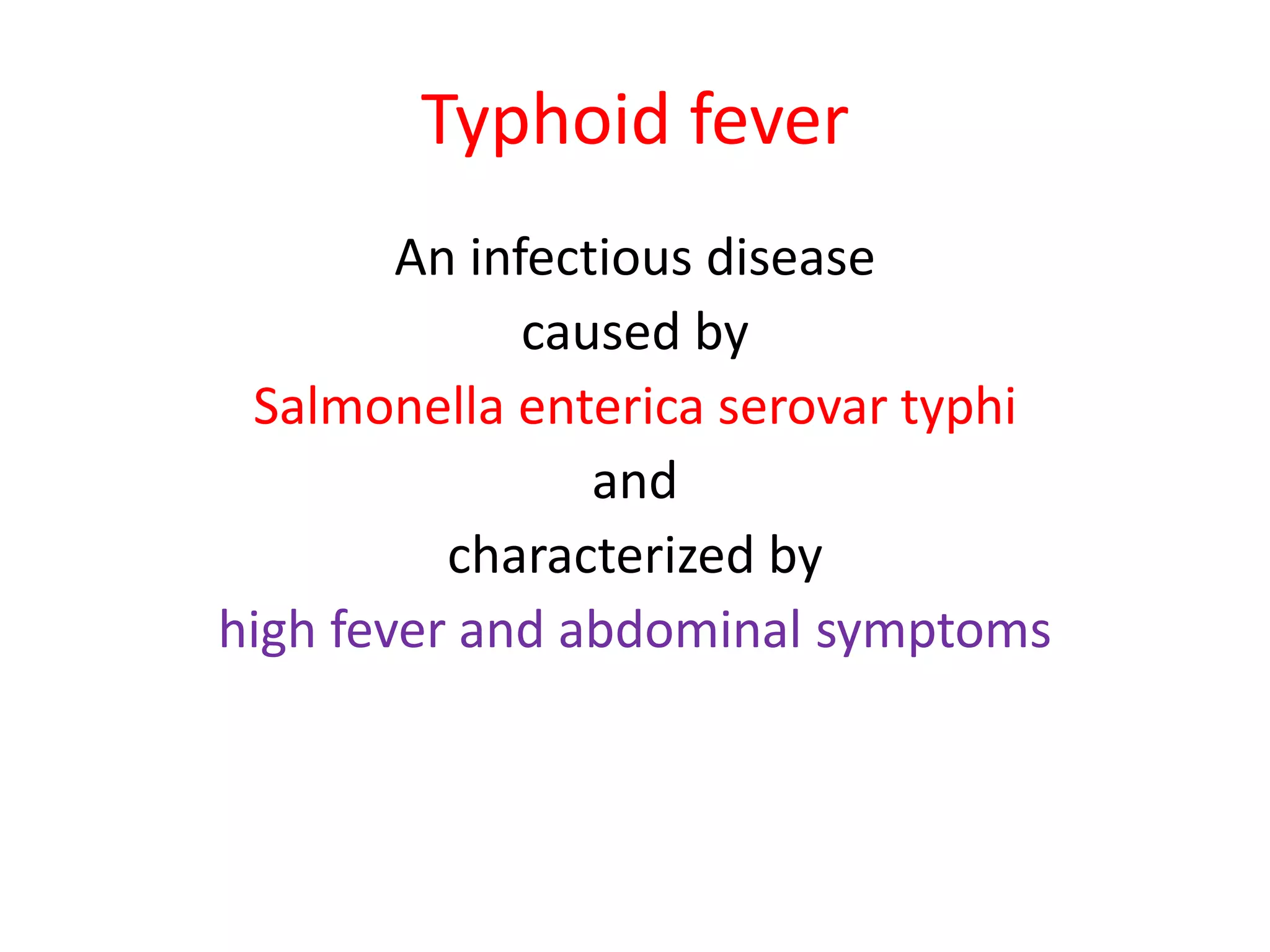 Typhoid fever in children 2021 | PDF