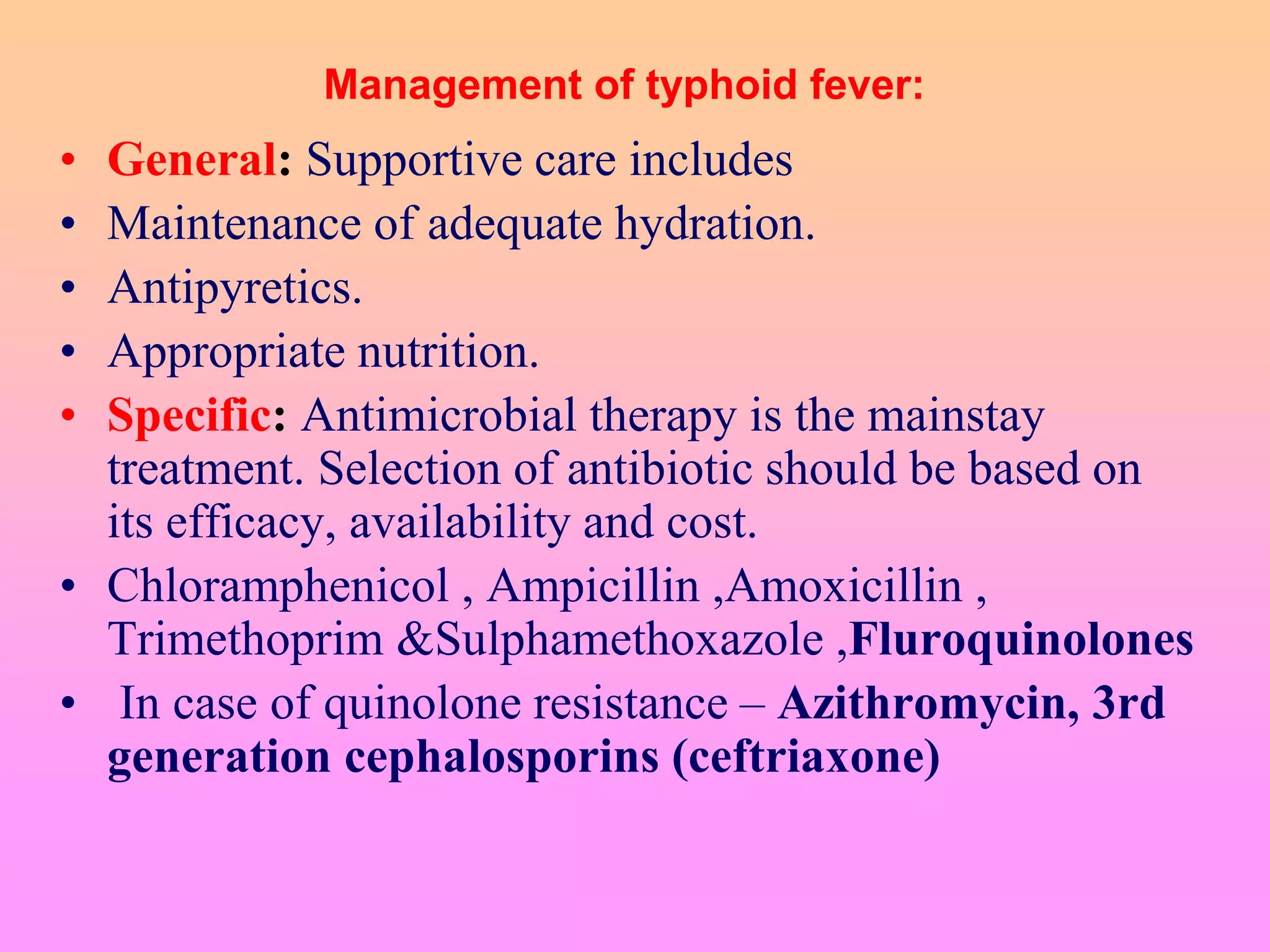Typhoid fever ppt. | PPTX