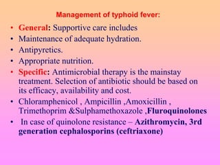 Typhoid fever ppt. | PPTX